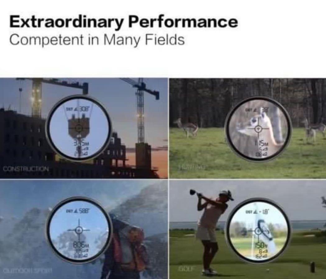 SNDWAY SW-1000A 1500M Distance Meter laser Rangefinder Waterproof USB ...