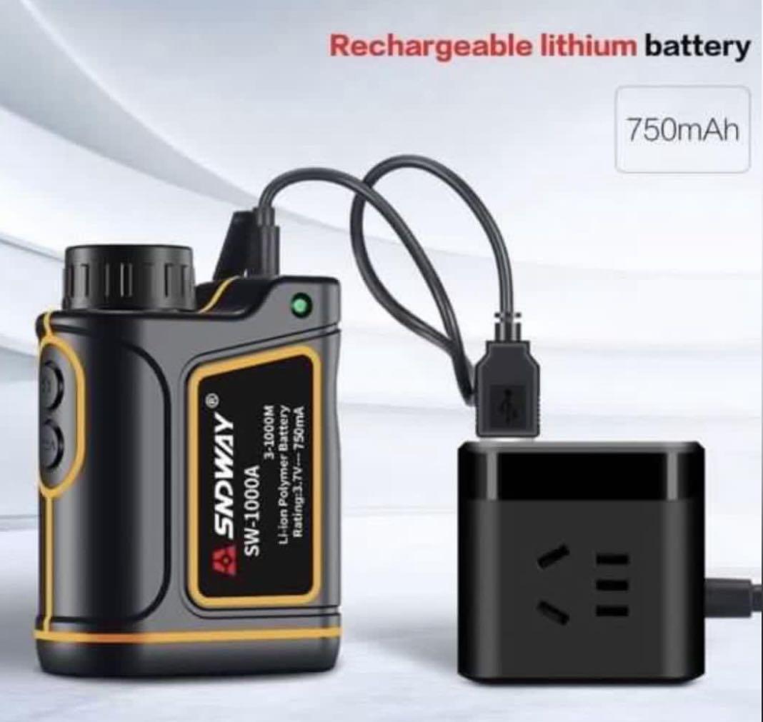 SNDWAY SW-1000A 1500M Distance Meter laser Rangefinder Waterproof USB ...