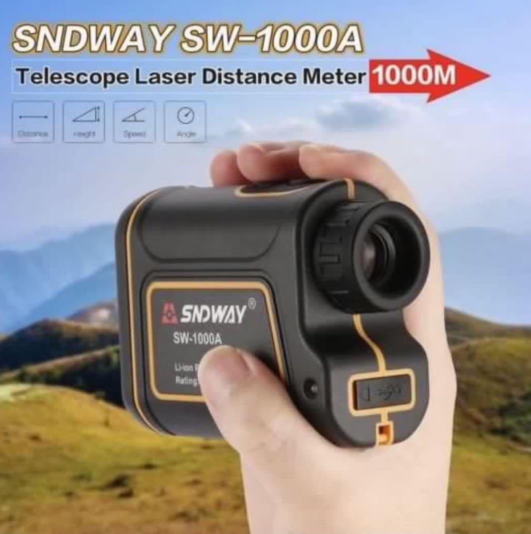 SNDWAY SW-1000A 1500M Distance Meter laser Rangefinder Waterproof USB ...