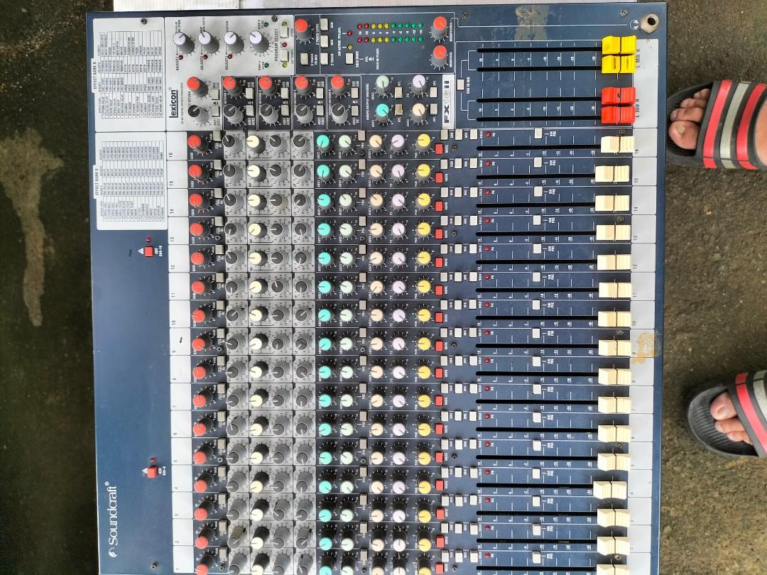 Soundcraft FX16ii Audio mixer, Audio, Other Audio Equipment on Carousell