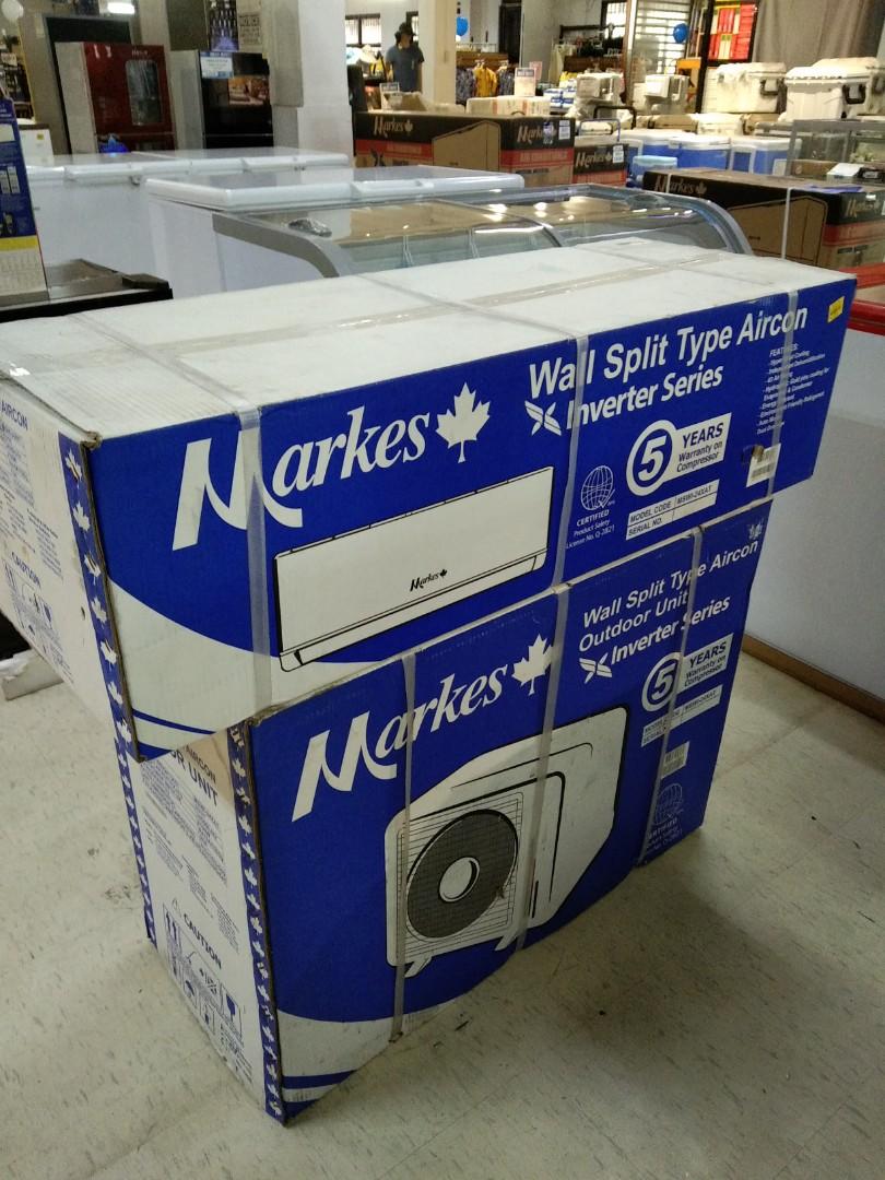 SPLIT TYPE WALL AIRCON 2.5HP INVERTER MARKES, TV & Home Appliances, Air ...