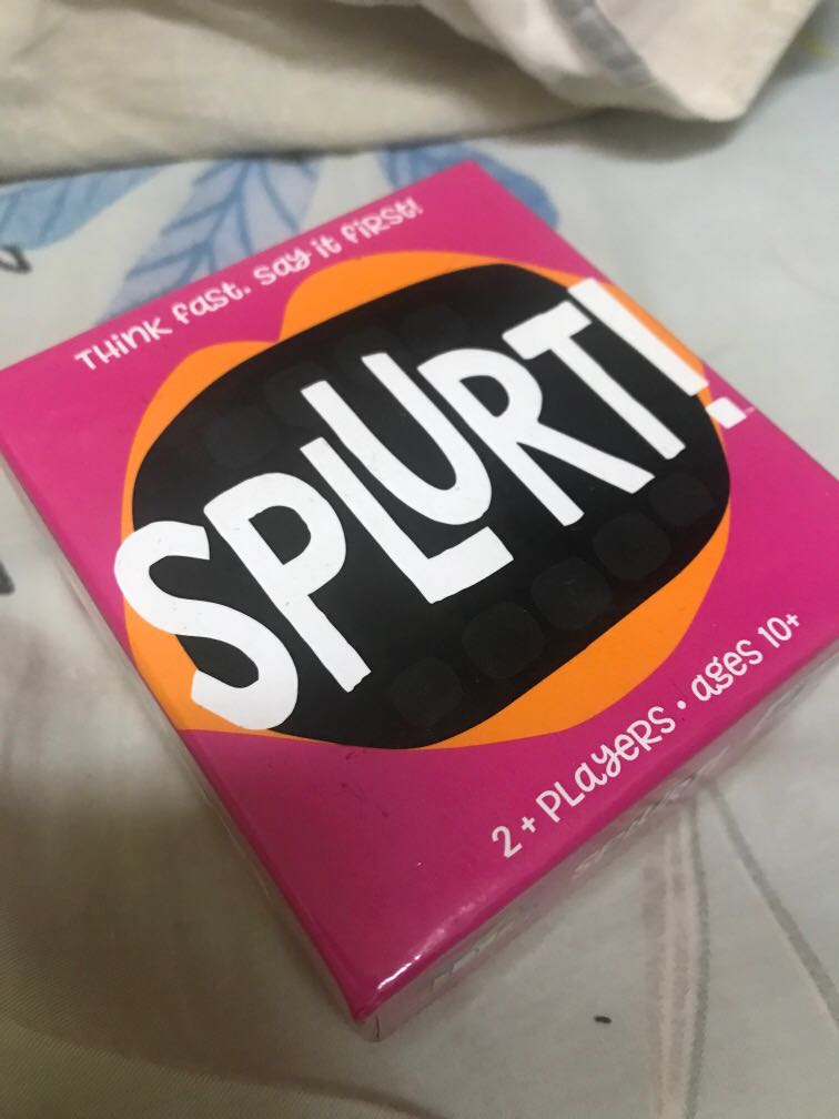 Splurt! Portable english board game, 興趣及遊戲, 玩具 & 遊戲類 - Carousell