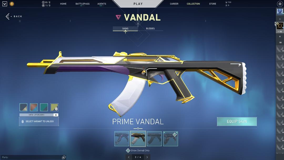 Stacked Valorant Account Singularity Bundle 20 VP Skins Gold 2, Video ...