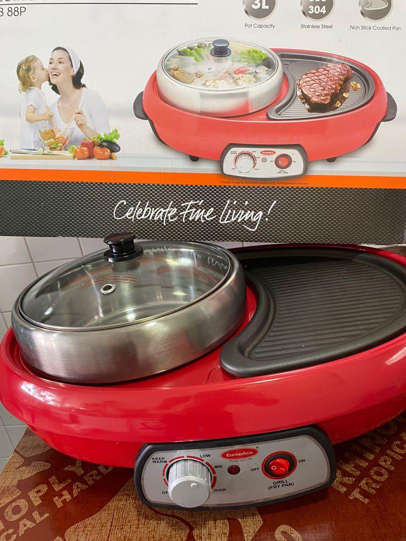 Steamboat with BBQ pan, Food & Drinks, Beverages on Carousell