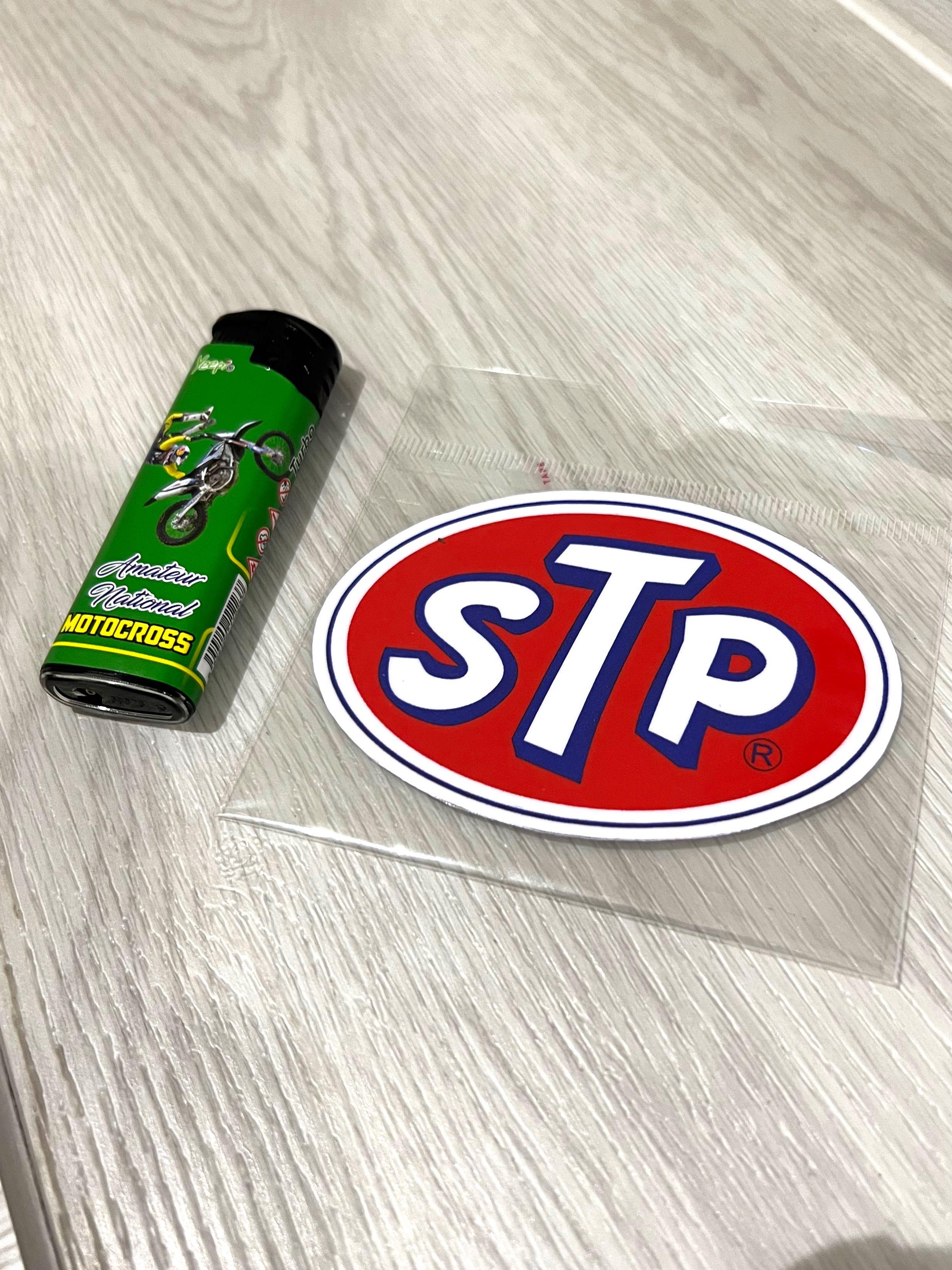 STP sticker, Motorcycles, Motorcycle Accessories on Carousell