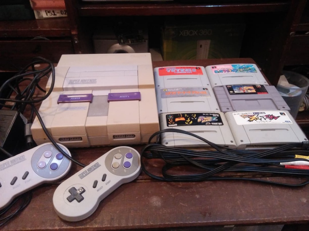 super NES complete set, Video Gaming, Video Game Consoles, Nintendo on ...