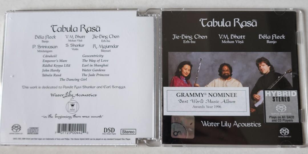 Tabula Rasa ( WATER LILY ACOUSTICS ) ( HYBRID SACD VERSION ) CD ...