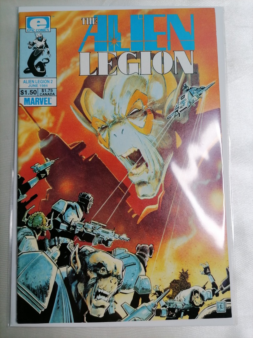 "THE ALIEN LEGION" Issue # 2 (June, 1984) (Epic Comics, Marvel Comics ...
