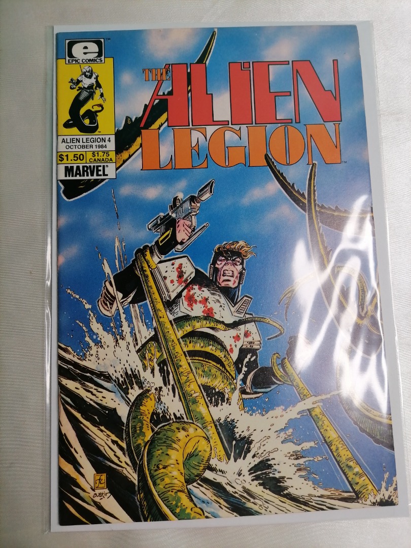 "THE ALIEN LEGION" Issue # 4 (October, 1984) (Epic Comics, Marvel ...