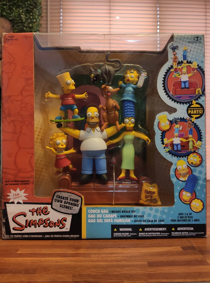 The Simpsons Couch Gag by Mcfarlane!, Hobbies & Toys, Toys & Games on ...
