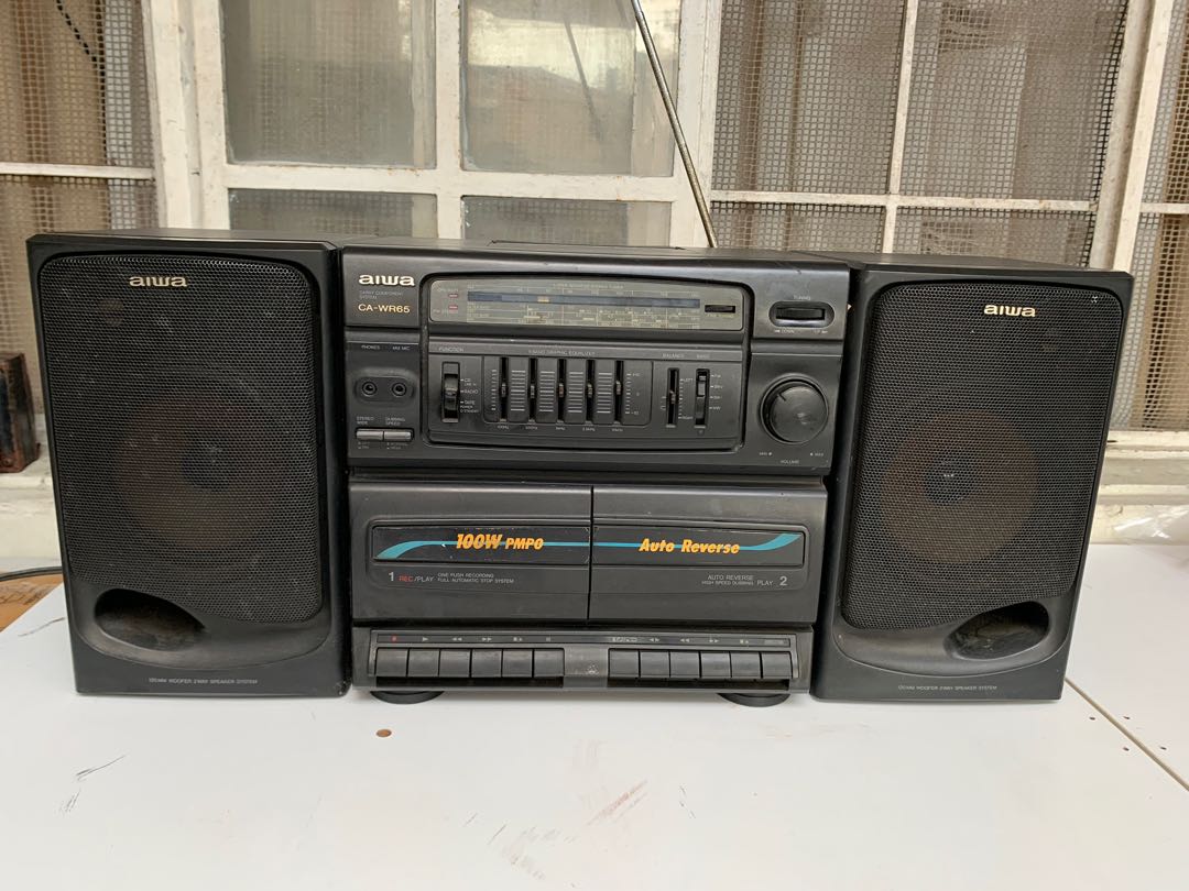 Vintage Aiwa Mini Carry Component System Radio only Working, Audio ...