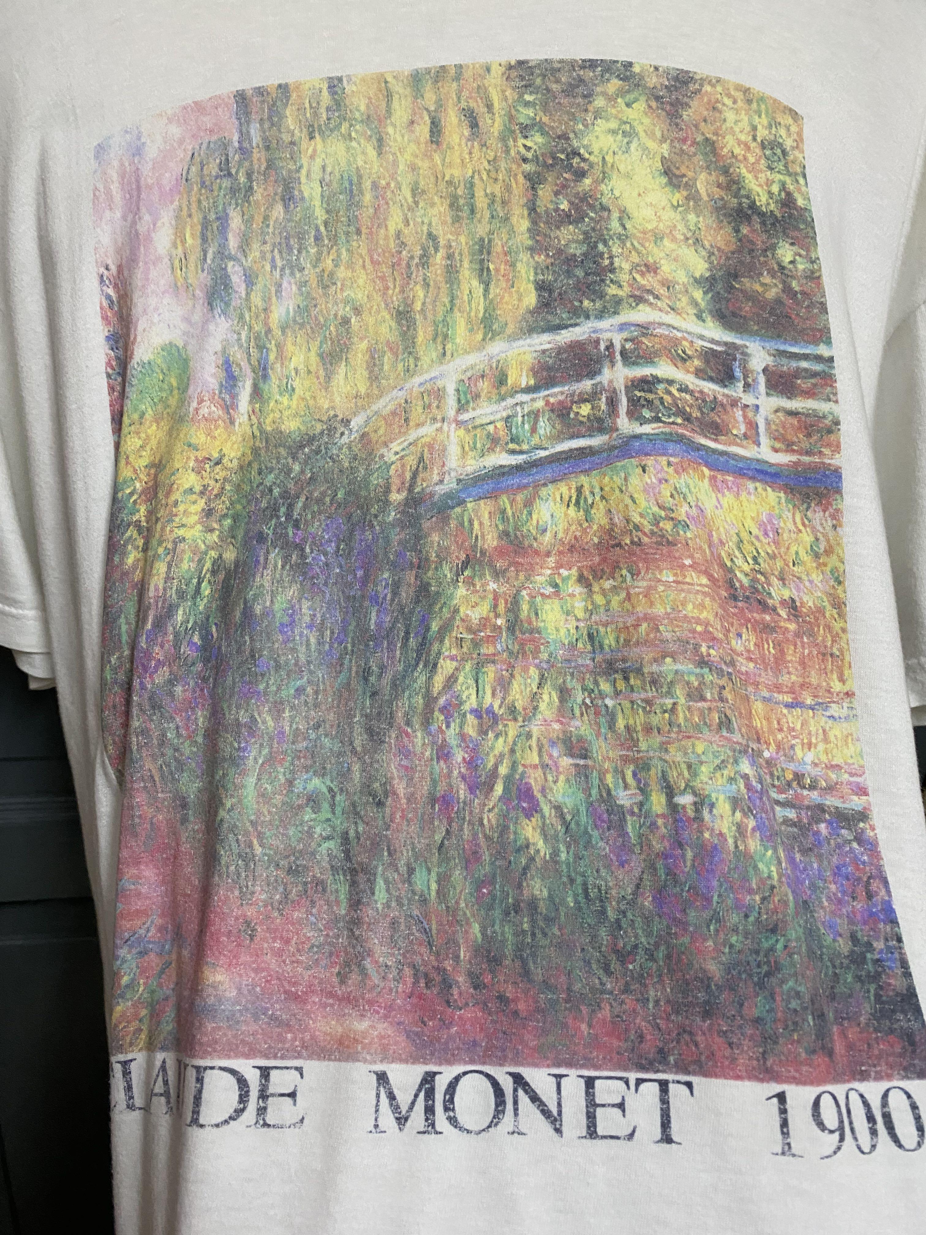 Vintage Claude Monet, Men's Fashion, Tops & Sets, Tshirts & Polo Shirts ...