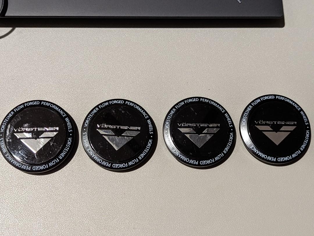 Vorsteiner center wheel caps (original), Auto Accessories on Carousell