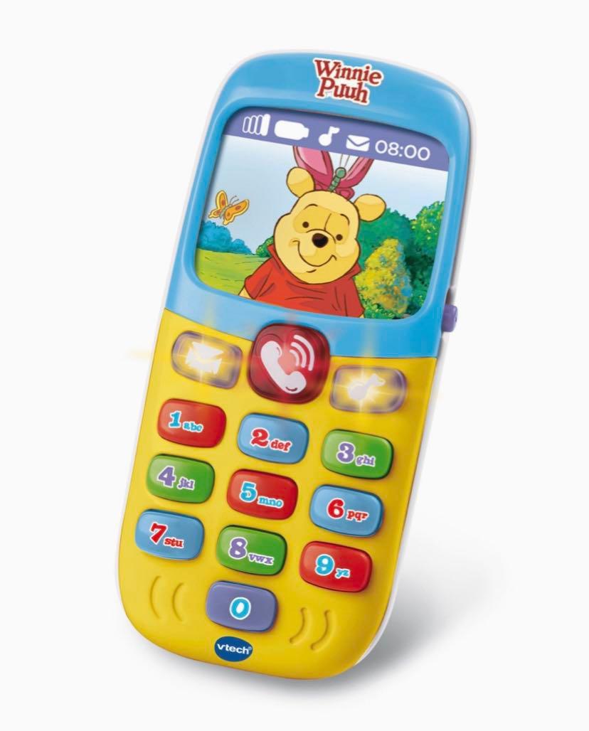 Vtech Disney Winnie the Pooh Learning Mobile Phone Christmas birthday ...
