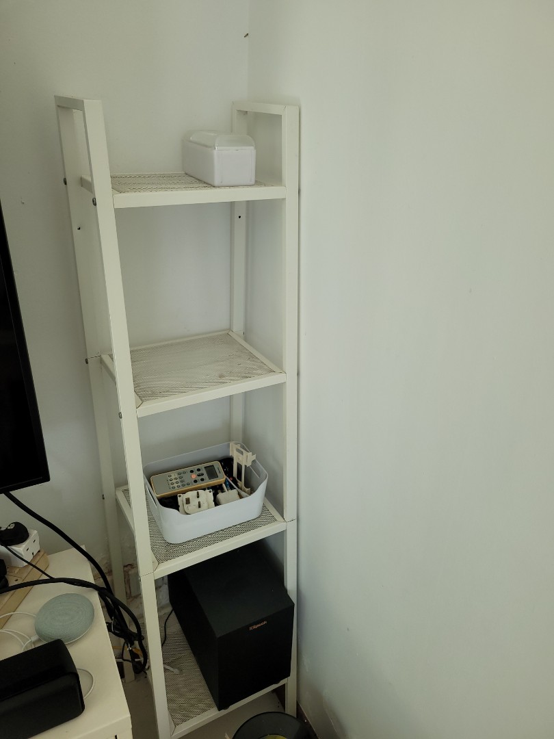 White metal display shelve unit, Furniture & Home Living, Furniture ...