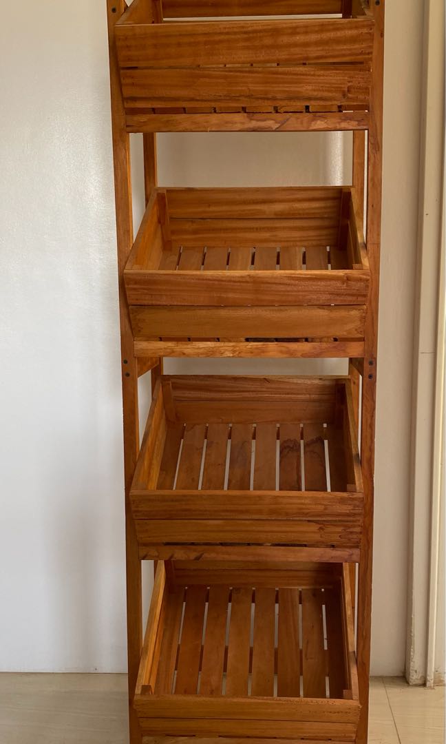 Wooden detachable crate rack/shelves, Furniture & Home Living ...