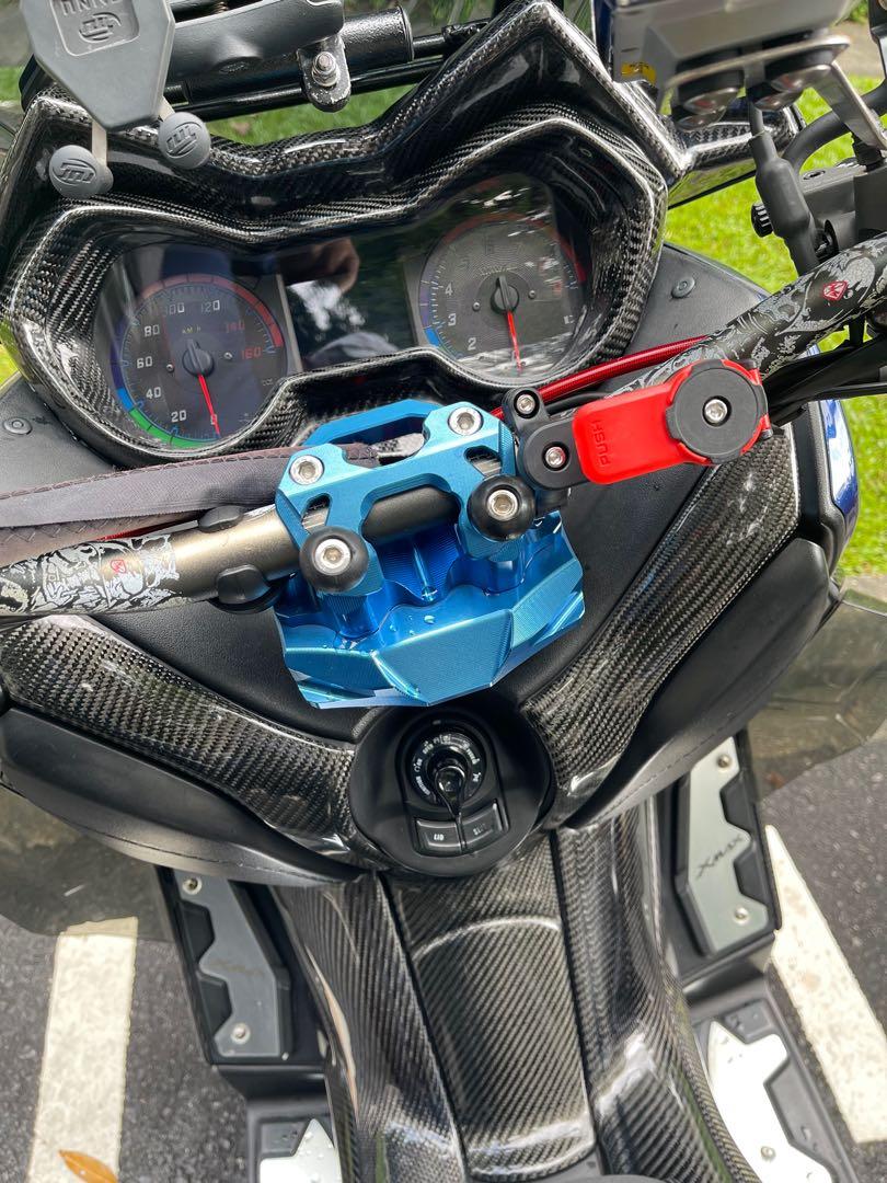 Xmax center console Y panel carbon, Motorcycles, Motorcycle Accessories ...