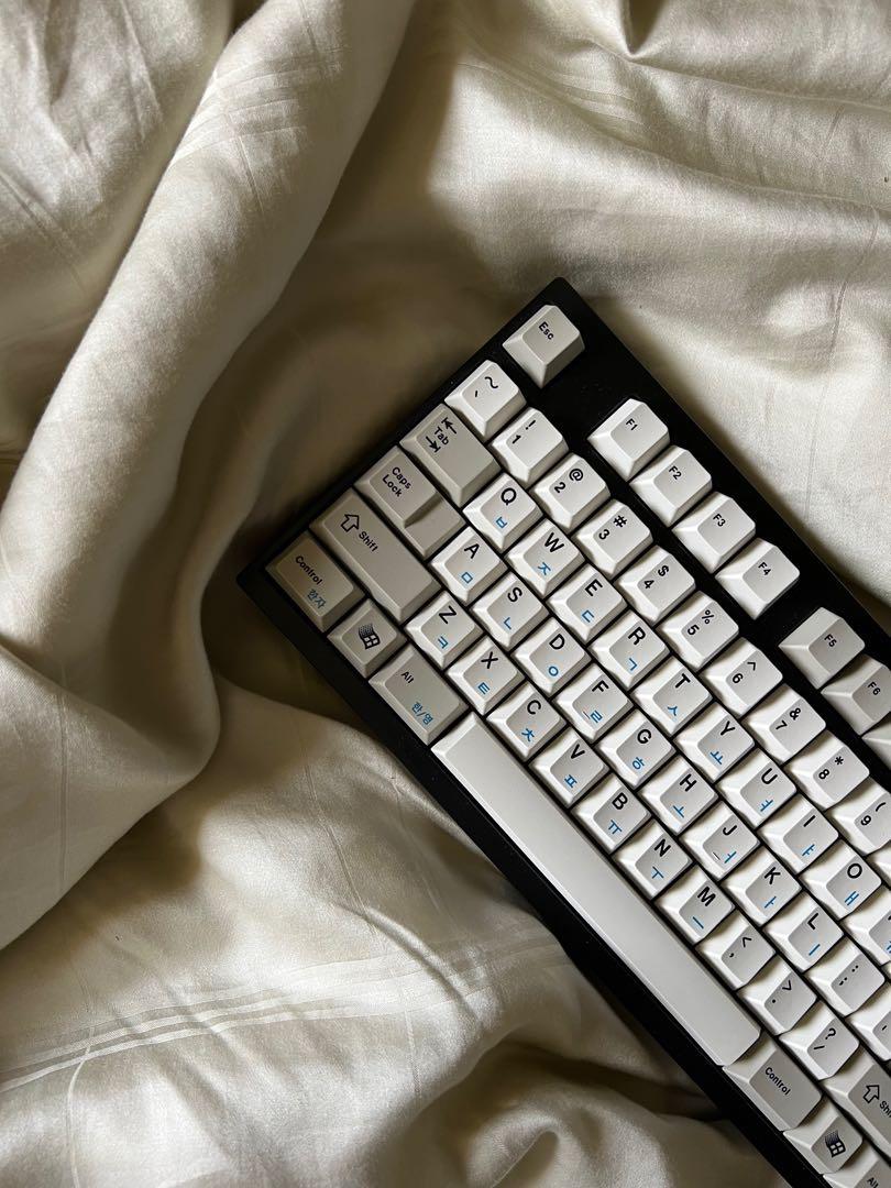 XMI 21kb Korean Hangul Blue Keycaps, Computers & Tech, Parts ...