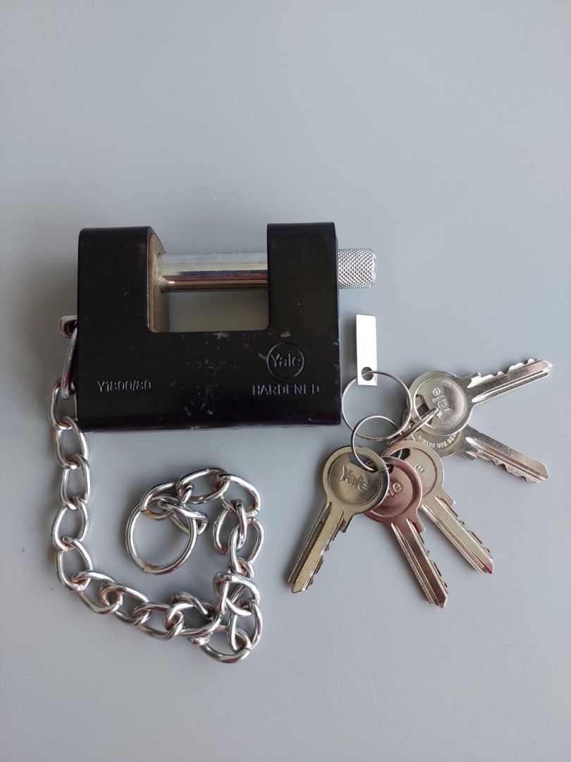 Yale Gate Pad Lock, Furniture & Home Living, Security & Locks, Locks ...