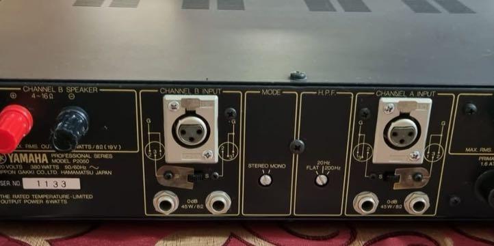 Yamaha P2050 Power Amplifier, Audio, Soundbars, Speakers & Amplifiers ...