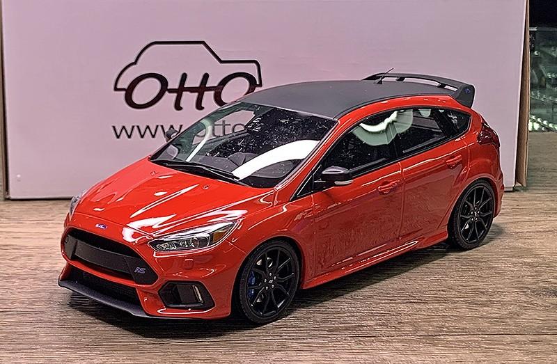 1:18 1/18 Otto Mobile Otto Model Otto Ford Focus RS Red display model ...