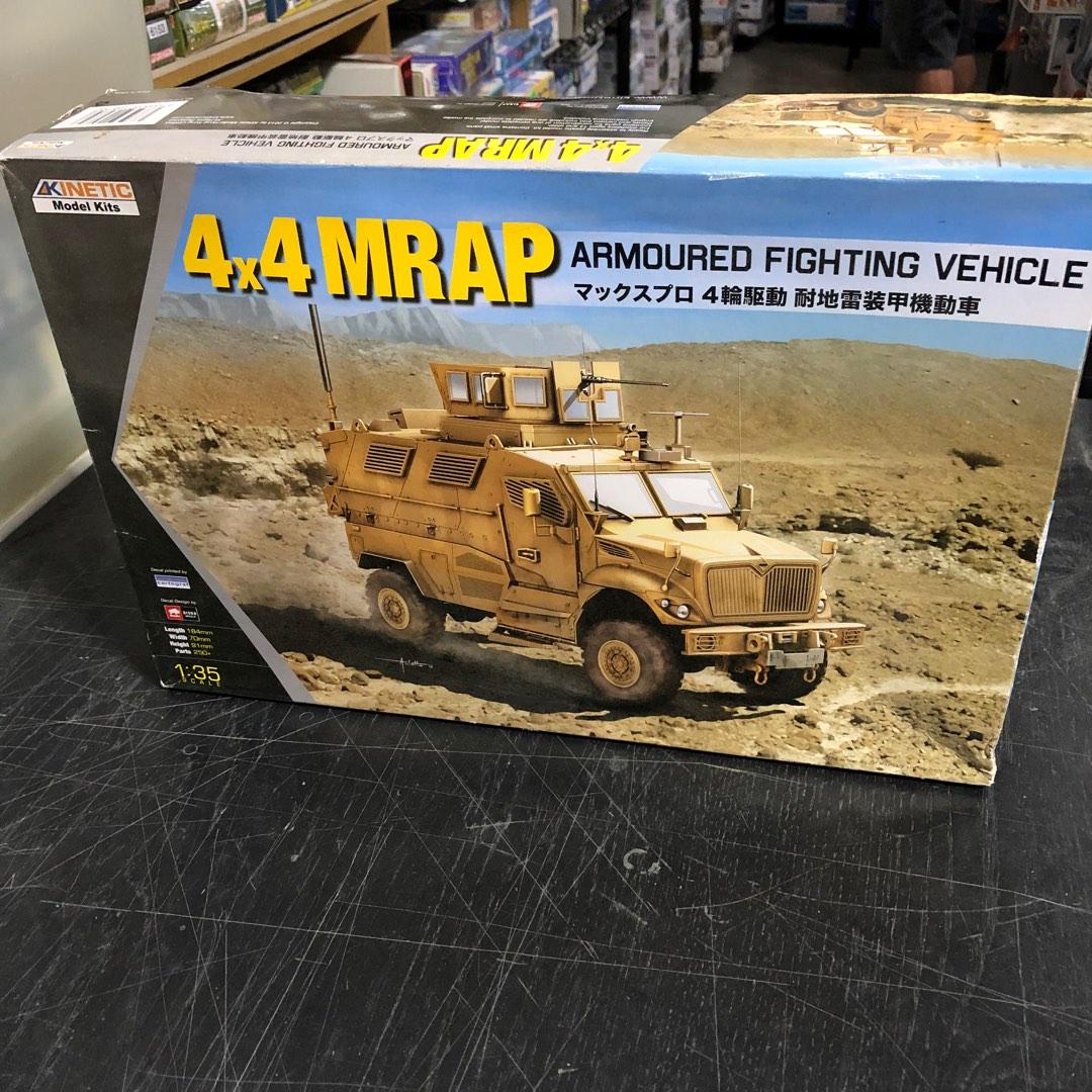 1/35 Kinetic 4x4 MRAP Armoured Fighting Vehicle Model Kit, Hobbies ...