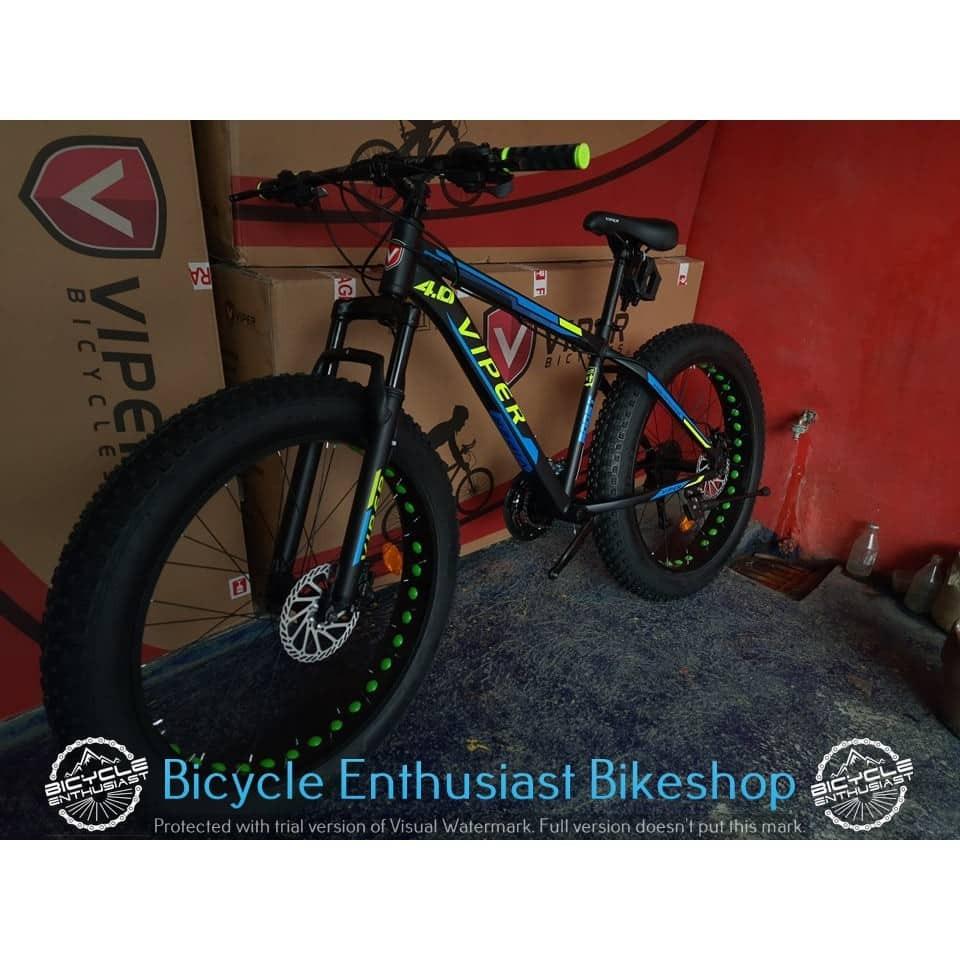 2022 Viper Boost Fat bike Mechanical Brakes (NEWEST) Fatbike Bicycle 26 ...
