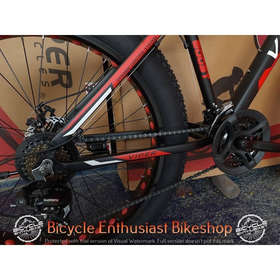 2022 Viper Boost Fat bike Mechanical Brakes (NEWEST) Fatbike Bicycle 26 ...