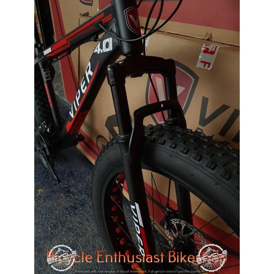 2022 Viper Boost Fat bike Mechanical Brakes (NEWEST) Fatbike Bicycle 26 ...