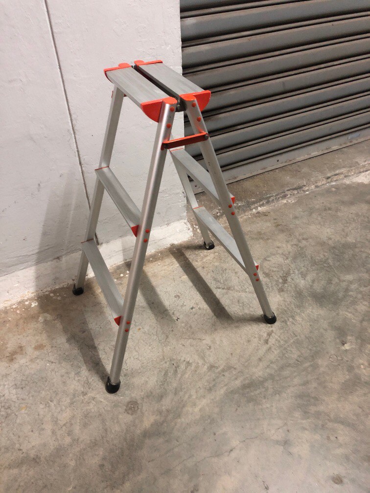 2 step short low ladder, Furniture & Home Living, Home Improvement ...