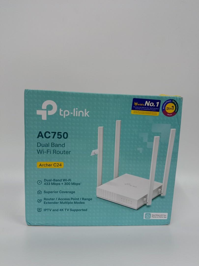 Archer C24 AC750 Dual-Band Wi-Fi Router SN/2211097003685, Computers ...