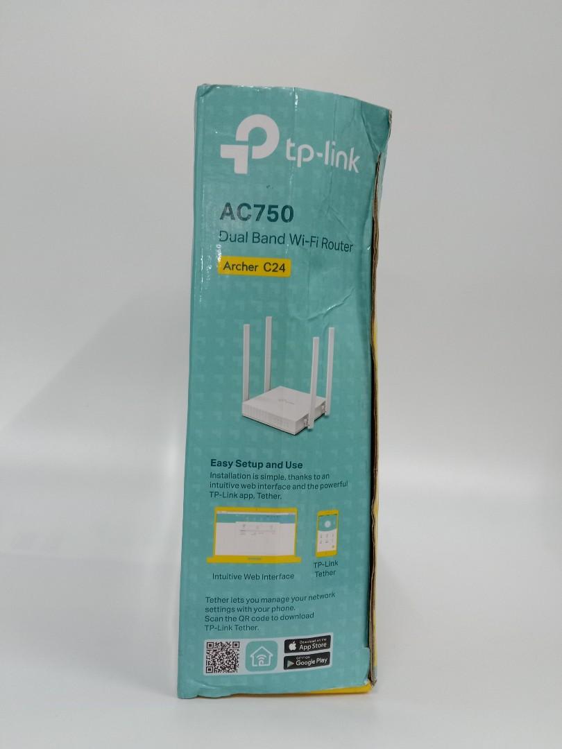 Archer C24 AC750 Dual-Band Wi-Fi Router SN/2211097003685, Computers ...