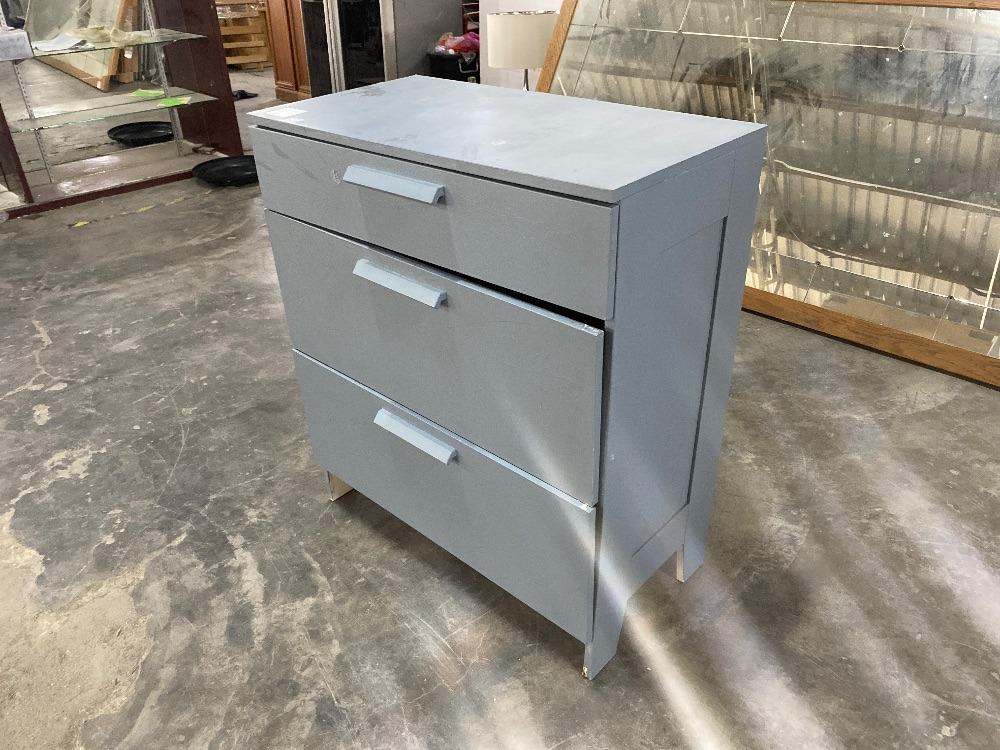 3-tier Drawer Storage Blue Colour / Penyimpanan Laci 3 peringkat Warna ...