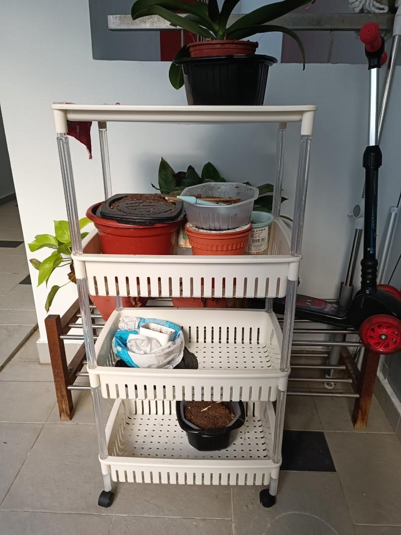 4 layer shelf, Furniture & Home Living, Furniture, Shelves, Cabinets ...