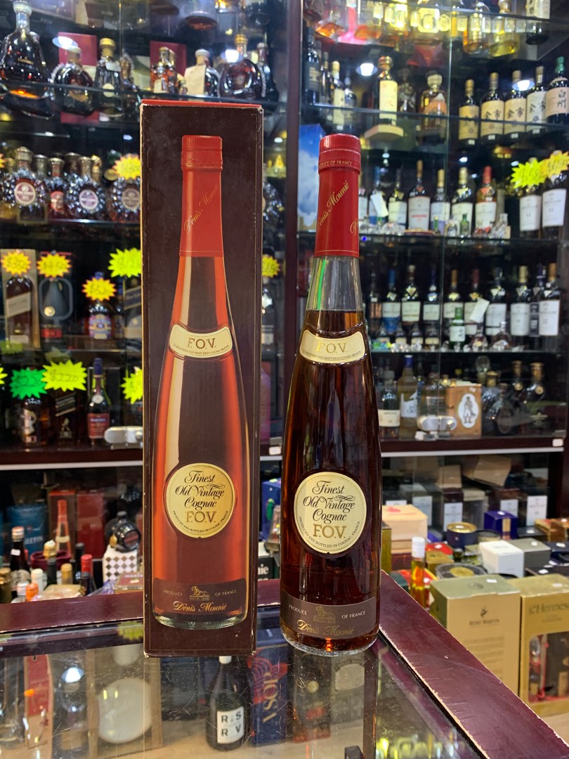 700ml 90年代 浤豐 長頸 FOV 白蘭地 Brandy, 嘢食 & 嘢飲, 酒精飲料 - Carousell