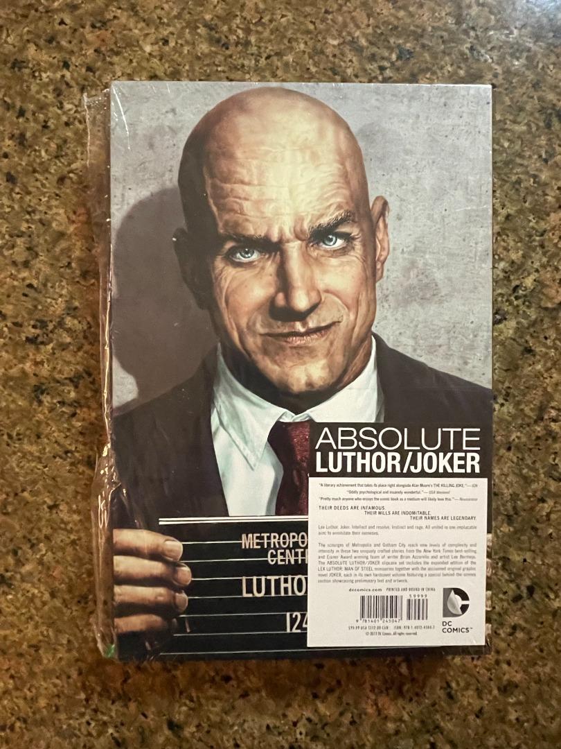 Absolute Luthor/Joker by Brian Azzarello + Lee Bermejo, Hobbies & Toys ...