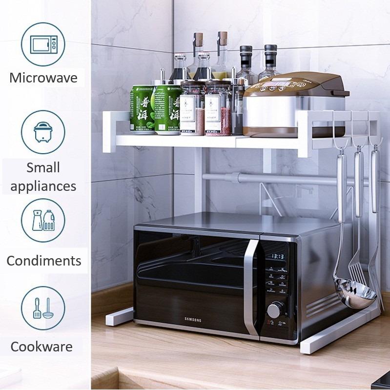 Adjustable Microwave Oven Rack | Oven Rack | Kitchen Rack | Adjustable ...