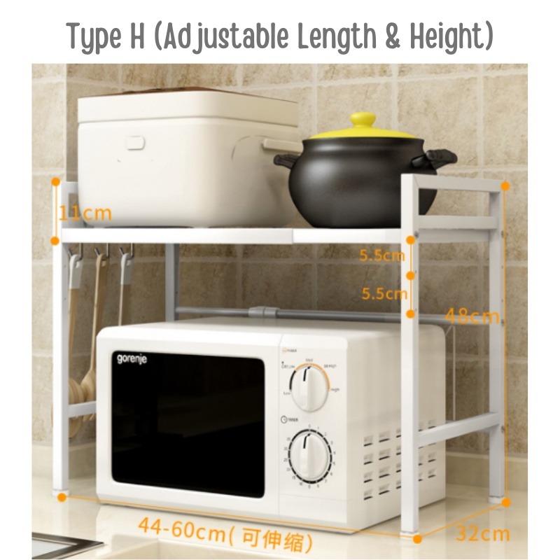 Adjustable Microwave Oven Rack | Oven Rack | Kitchen Rack | Adjustable ...