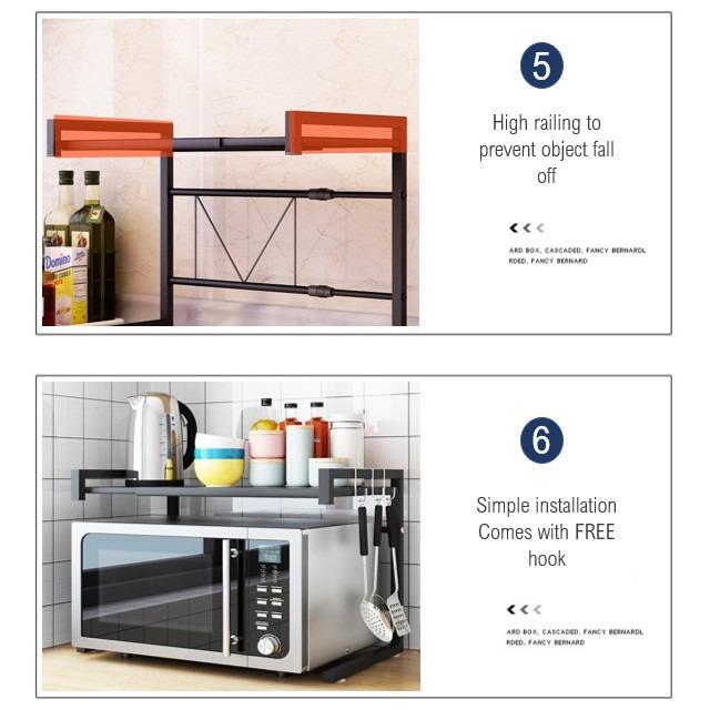 Adjustable Microwave Oven Rack | Oven Rack | Kitchen Rack | Adjustable ...