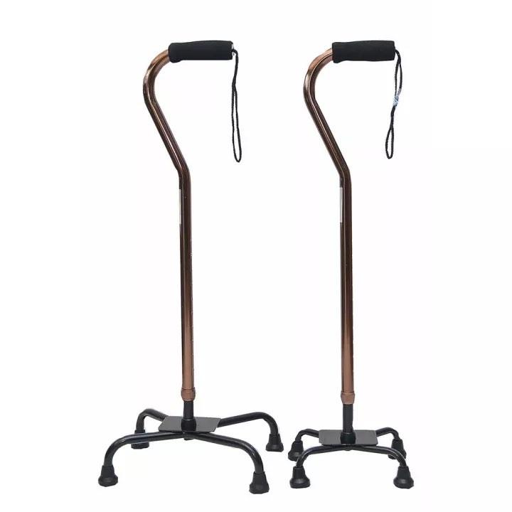 Adjustable Quad Cane Wide Base, Health & Nutrition, Assistive ...