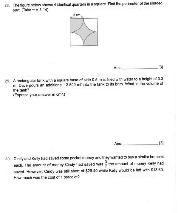 AEIS Maths English Practice Test Paper / P2 P3 P4 P5 / Sec 1 Sec 2 Sec ...
