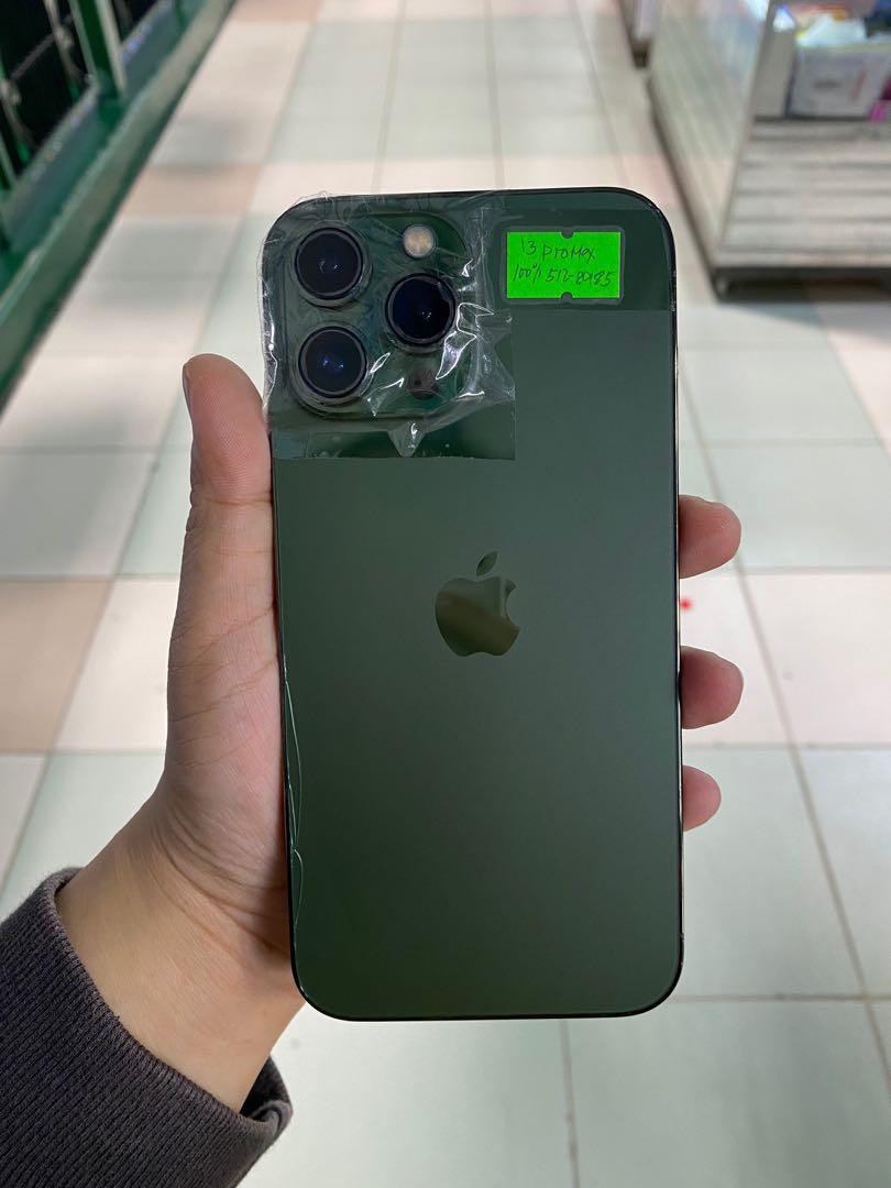 ALPINE GREEN IPHONE 13 PRO MAX 512GB FACTORY UNLOCKED 100% BATTHEALTH ...