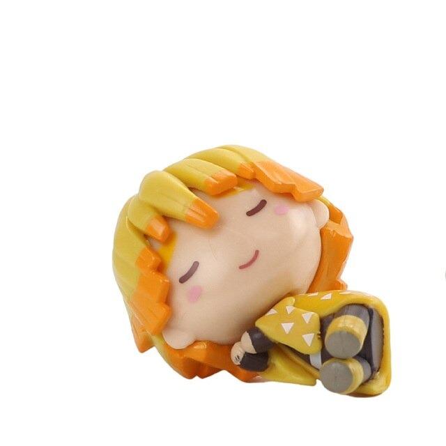 Anime Demon Slayer Kimetsu No Yaiba Sleep Anime Figure Pvc Toy Model ...