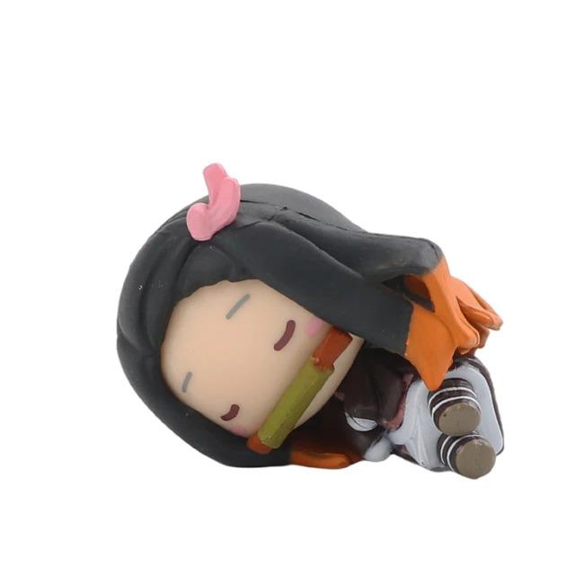 Anime Demon Slayer Kimetsu No Yaiba Sleep Anime Figure Pvc Toy Model ...