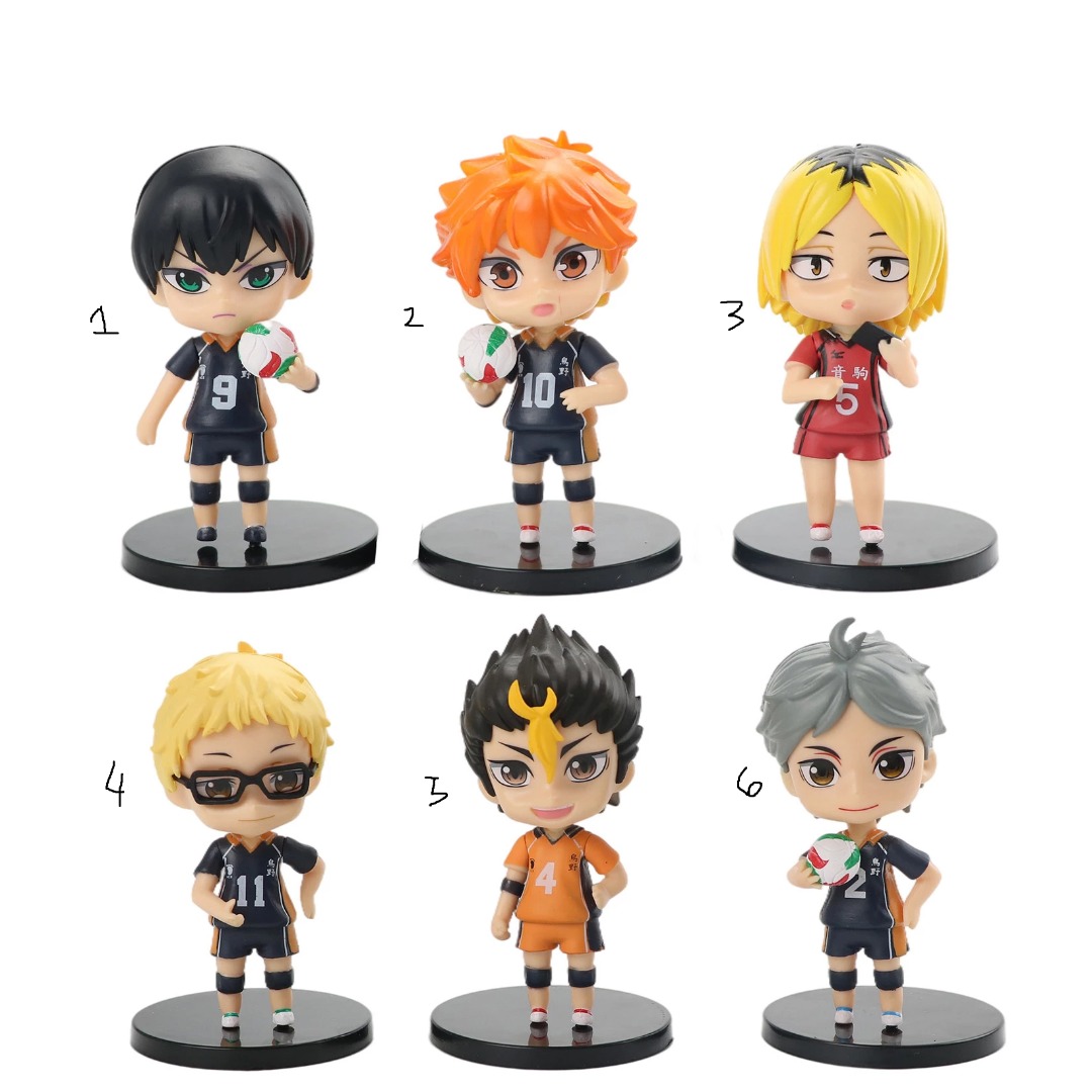 Anime Haikyuu Figure Shoyo Hinata Tobio Kageyama Pvc Toy Model, Hobbies ...