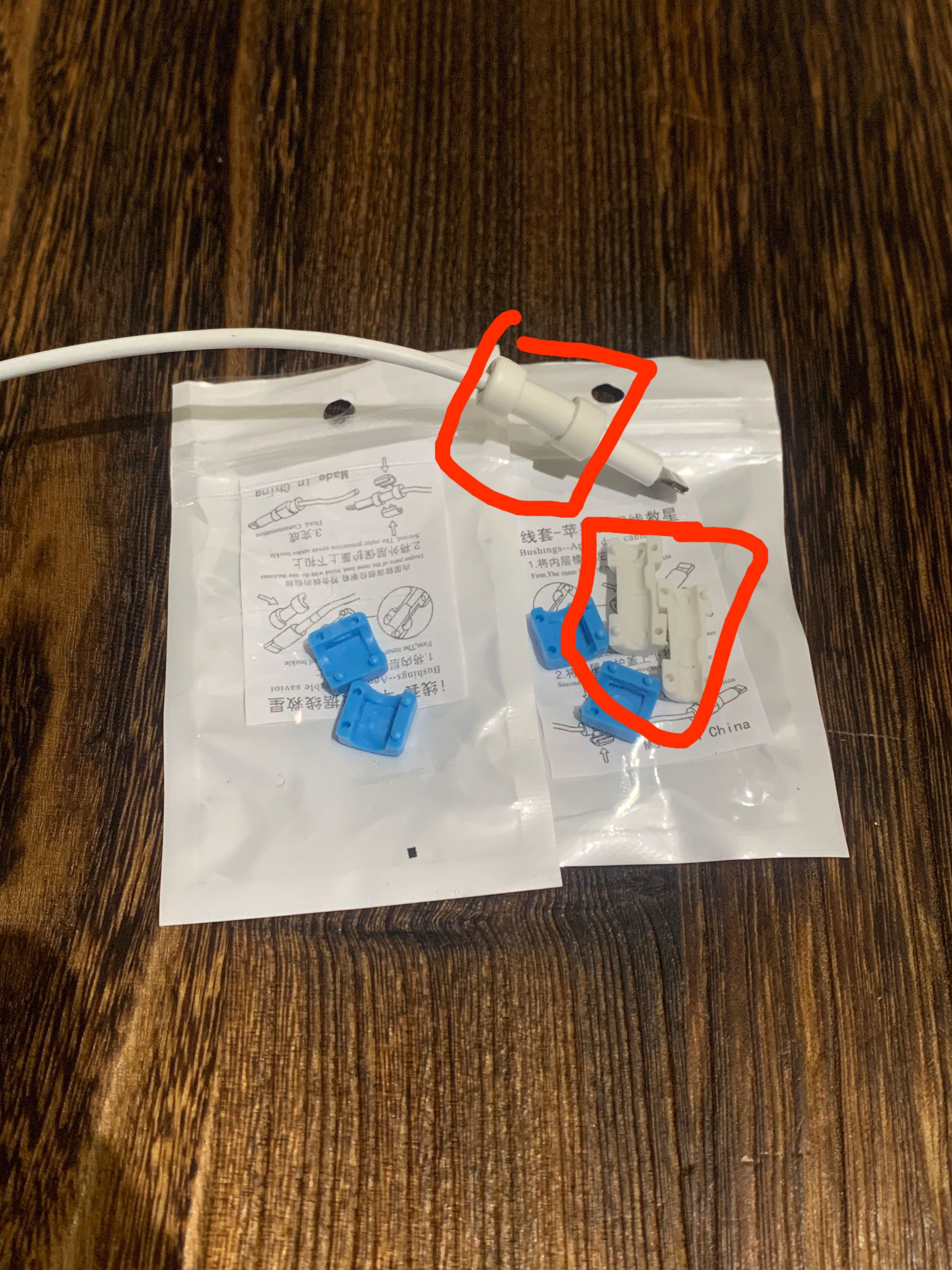 Apple iPhone Lightning cable protector (extend longevity of cables ...