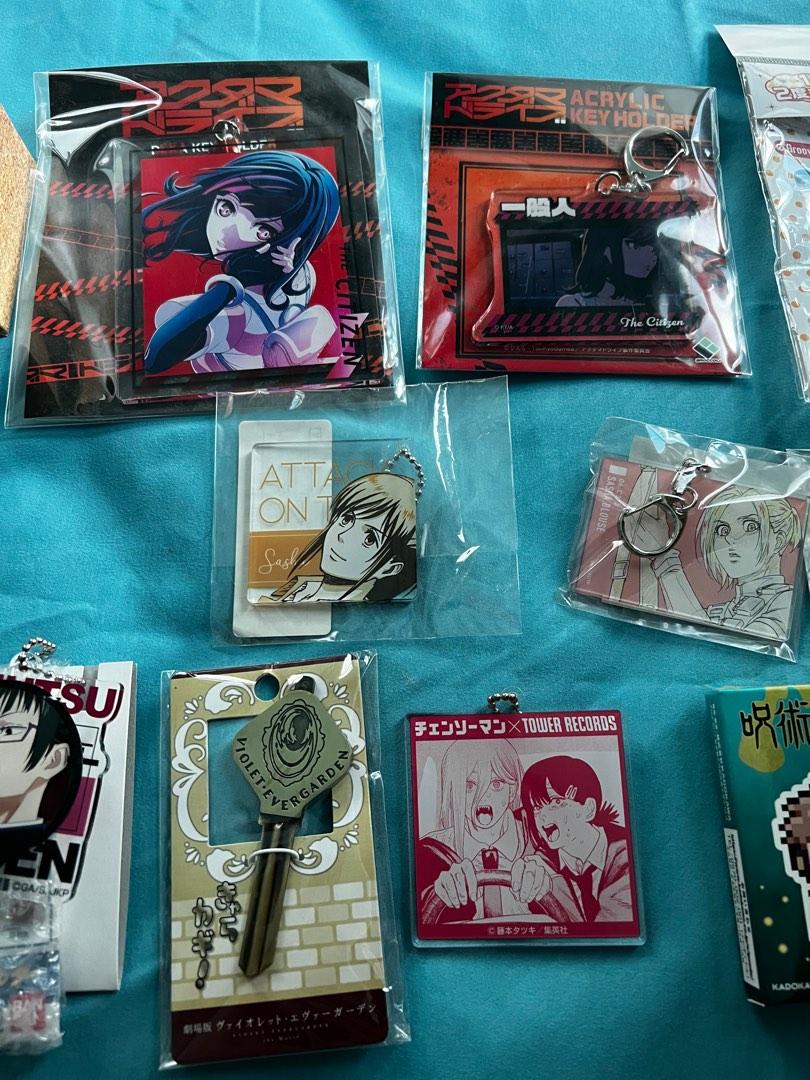 Assorted anime merchandise ( jujutsu Kaisen, chainsaw man, attack on ...