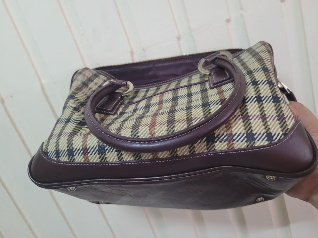 DAKS leather and pvc handbag, Women's Fashion, Bags & Wallets, Purses ...