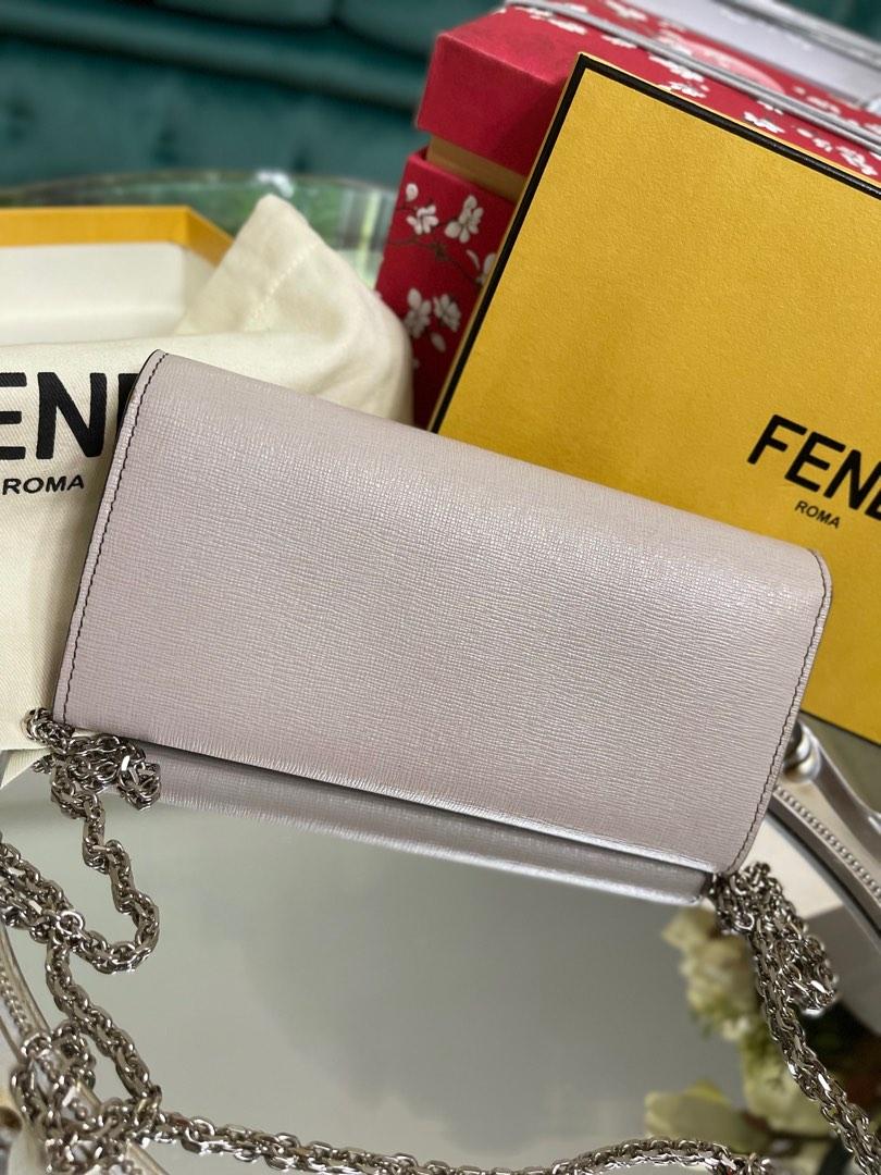 Authentic Fendi Roma Monster Flap Wallet on Chain WOC, Luxury, Bags ...