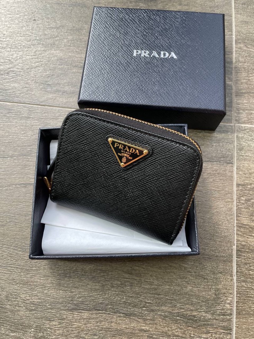 Authentic Prada Card Holder, Luxury, Bags & Wallets on Carousell
